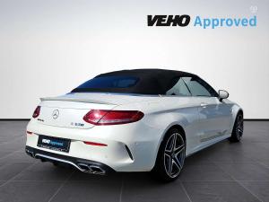 White Mercedes-Benz C 63 AMG 2017 in Klaipeda, with an engine capacity of 3.98 L and mileage of 76 thousand km for 46900 €, photo 6 on AUTOMOTO.COM.LV