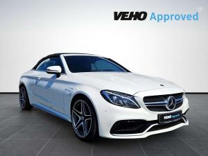 White Mercedes-Benz C 63 AMG 2017 in Klaipeda, with an engine capacity of 3.98 L and mileage of 76 thousand km for 46900 €, photo 8 on AUTOMOTO.COM.LV