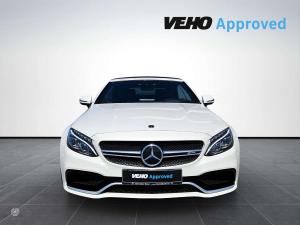 White Mercedes-Benz C 63 AMG 2017 in Klaipeda, with an engine capacity of 3.98 L and mileage of 76 thousand km for 46900 €, photo 9 on AUTOMOTO.COM.LV