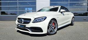 White Mercedes-Benz C 63 AMG 2017 in Klaipeda, with an engine capacity of 3.98 L and mileage of 76 thousand km for 46900 €, photo 10 on AUTOMOTO.COM.LV