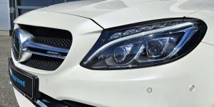 White Mercedes-Benz C 63 AMG 2017 in Klaipeda, with an engine capacity of 3.98 L and mileage of 76 thousand km for 46900 €, photo 18 on AUTOMOTO.COM.LV