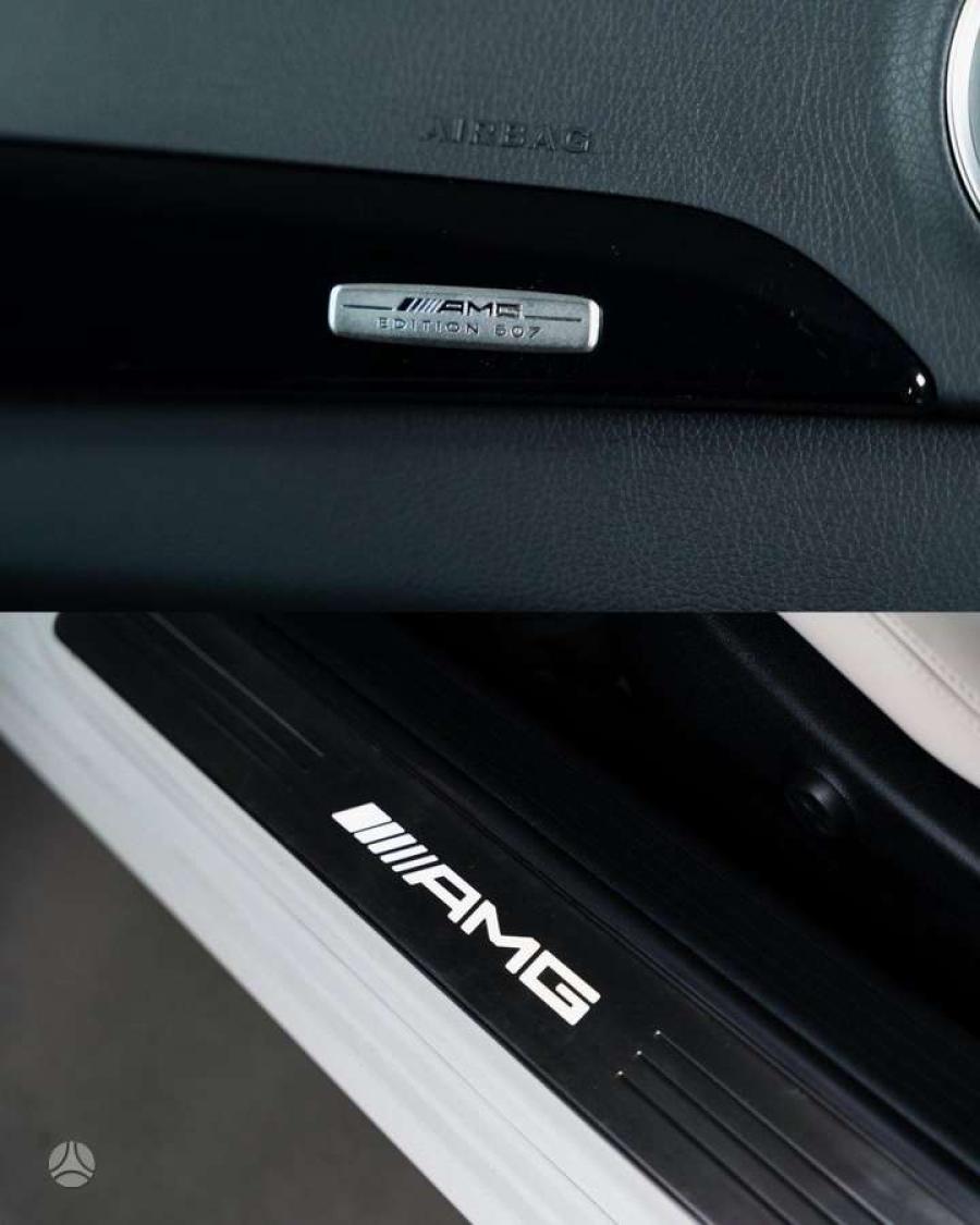 White Mercedes-Benz C 63 AMG 2014 in Vilnius, with an engine capacity of 6.21 L and mileage of 23 thousand km for 48998 €, photo 22 on AUTOMOTO.COM.LV