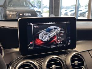 Белый Мерседес Ц 63 АМГ 2017 в Рига, объемом двигателя 4.00 л и пробегом 97 тыс. км за 35990 €, фото 22 на AUTOMOTO.COM.LV