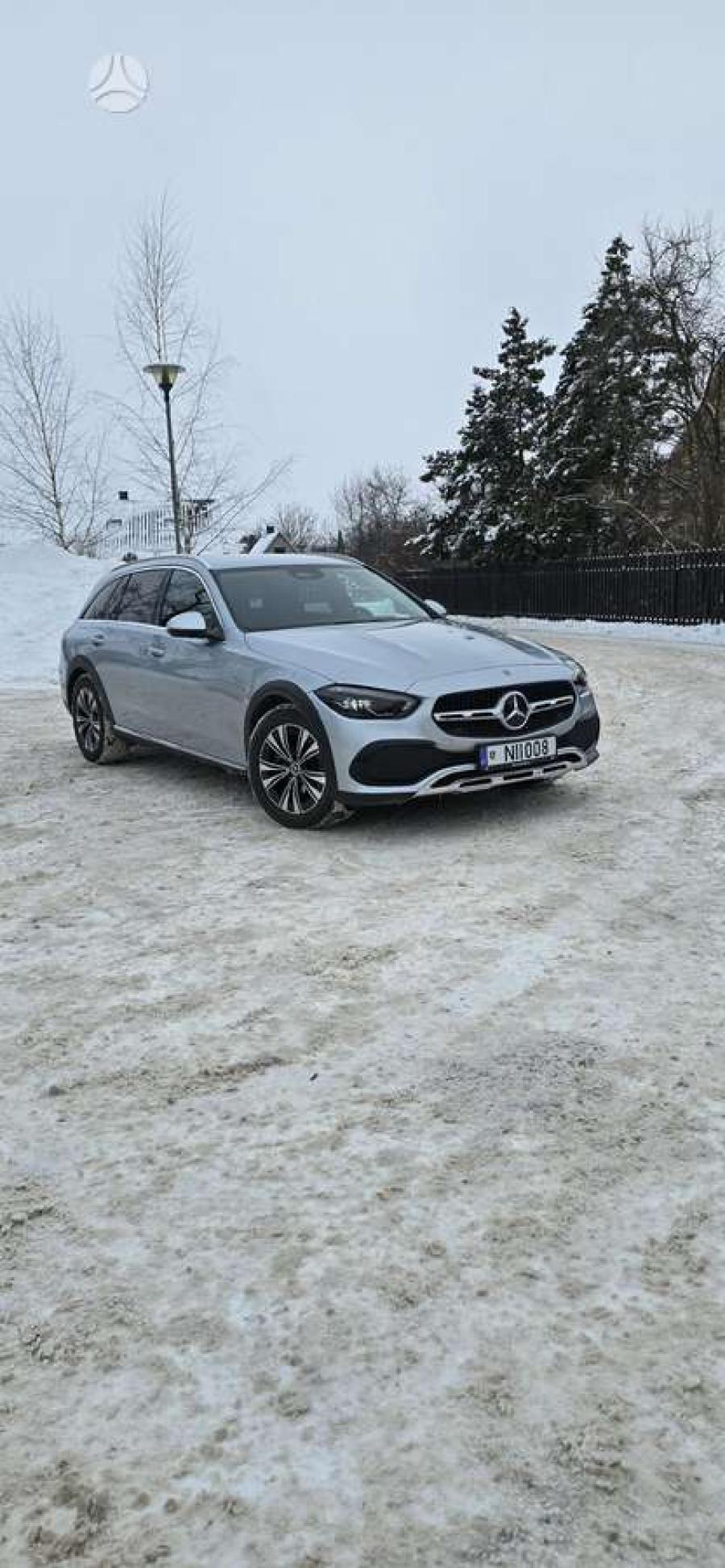 Pelēks Mercedes-Benz C-class All-Terrain 2022 Ukmergė, ar dzinēja tilpumu 2.00 L un nobraukumu 23 tūkst. km par 34500 €, foto 2 vietnē AUTOMOTO.COM.LV