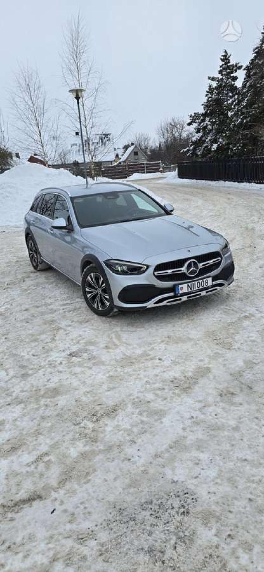 Pelēks Mercedes-Benz C-class All-Terrain 2022 Ukmergė, ar dzinēja tilpumu 2.00 L un nobraukumu 23 tūkst. km par 34500 €, foto 3 vietnē AUTOMOTO.COM.LV