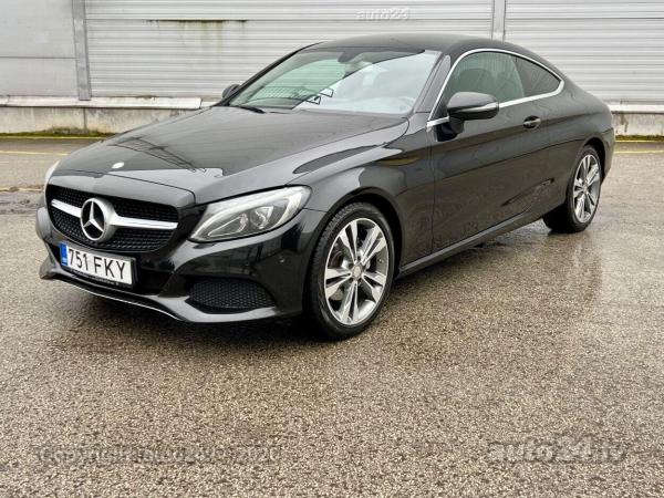 Black Mercedes-Benz C-Class 2016 in Parnu, with an engine capacity of 2.00 L and mileage of 141 thousand km for 17490 €, photo 1 on AUTOMOTO.COM.LV