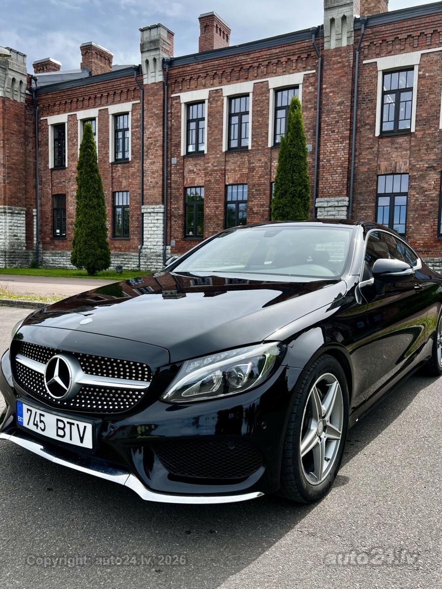 Black Mercedes-Benz C-Class 2016 in Tallinn, with an engine capacity of 1.60 L and mileage of 106 thousand km for 20500 €, photo 1 on AUTOMOTO.COM.LV
