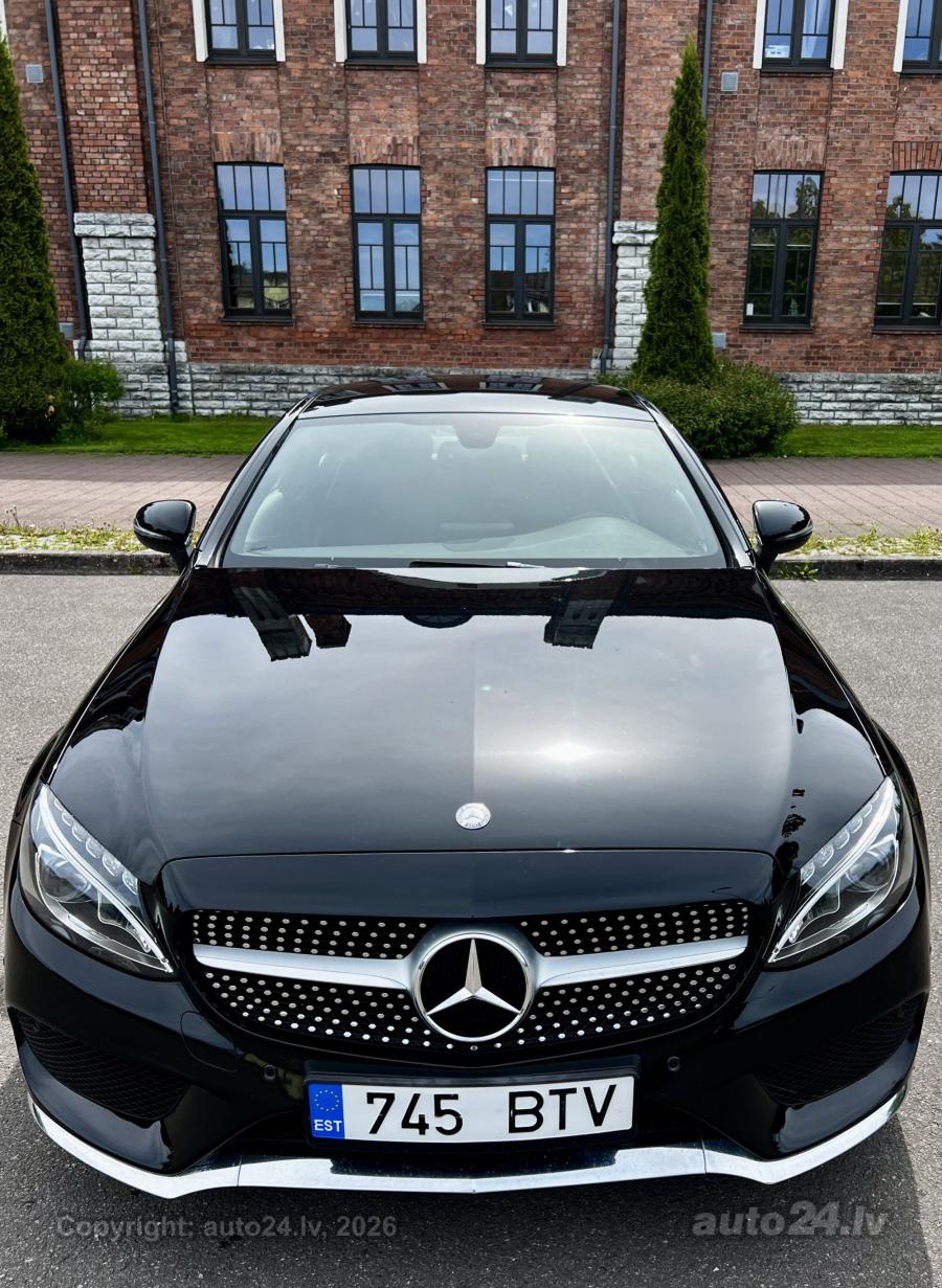 Black Mercedes-Benz C-Class 2016 in Tallinn, with an engine capacity of 1.60 L and mileage of 106 thousand km for 20500 €, photo 4 on AUTOMOTO.COM.LV