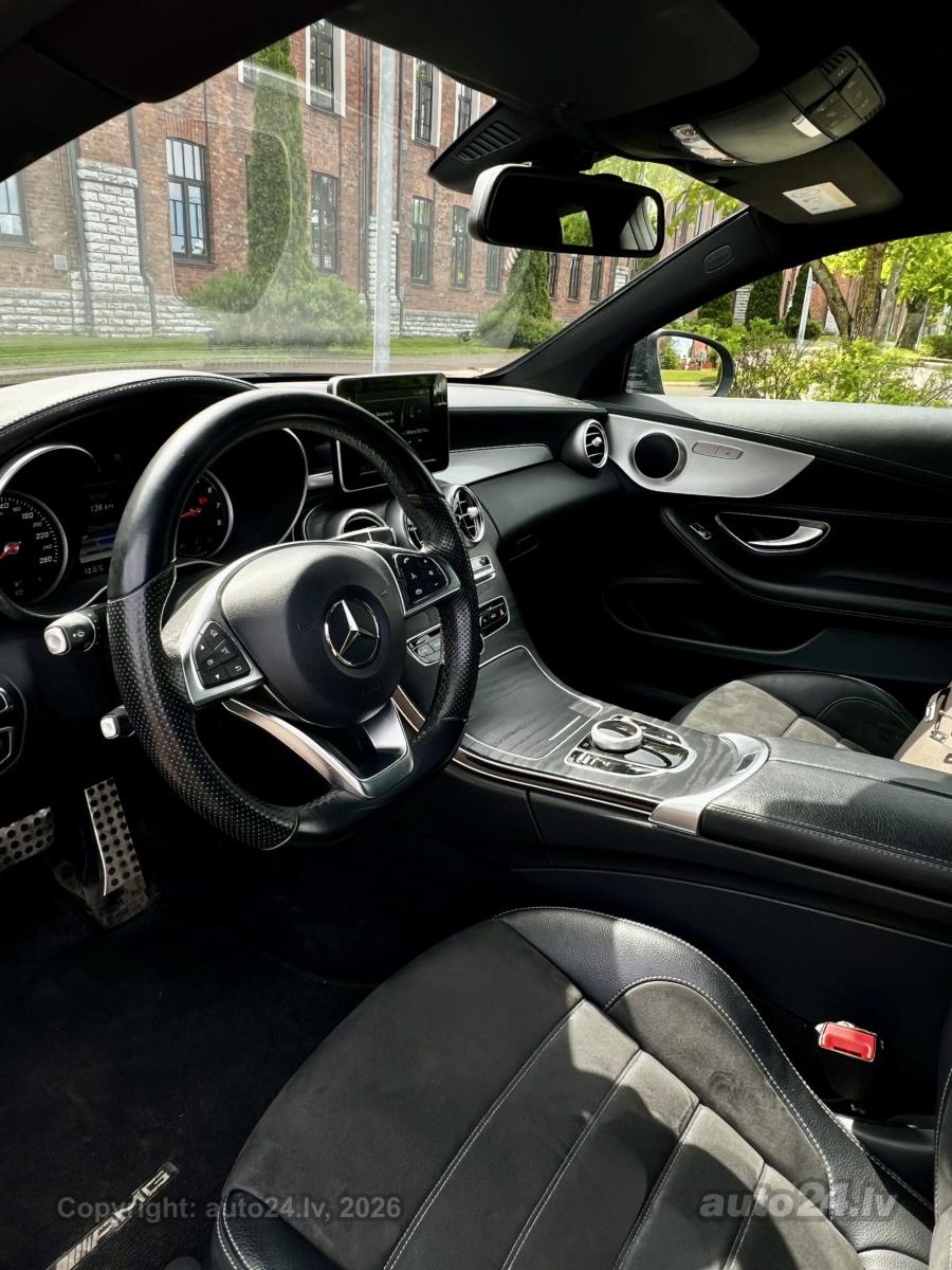 Black Mercedes-Benz C-Class 2016 in Tallinn, with an engine capacity of 1.60 L and mileage of 106 thousand km for 20500 €, photo 10 on AUTOMOTO.COM.LV