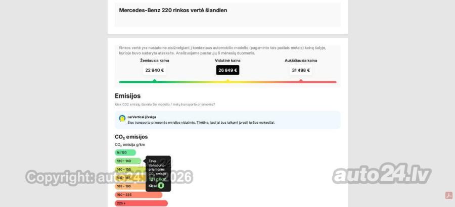 Черный Мерседес Ц-Класс 2018 в Даугавпилс, объемом двигателя 2.00 л и пробегом 300 тыс. км за 20500 €, фото 26 на AUTOMOTO.COM.LV