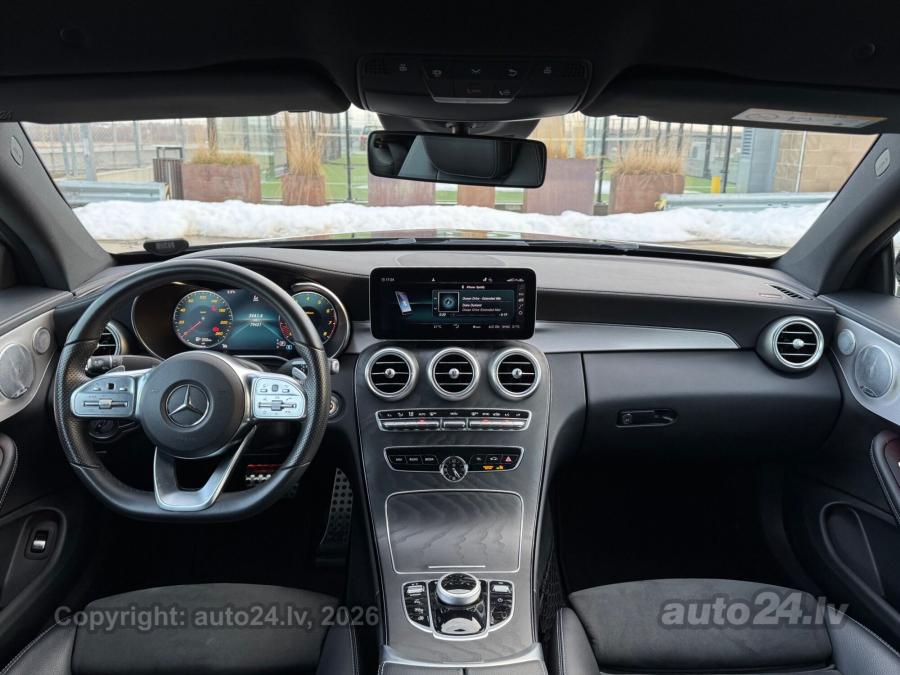 Black Mercedes-Benz C-Class 2019 in Tallinn, with an engine capacity of 1.50 L and mileage of 82 thousand km for 31900 €, photo 11 on AUTOMOTO.COM.LV