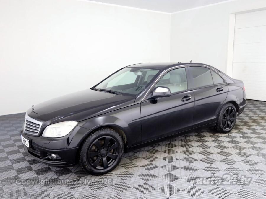 Black Mercedes-Benz C-Class 2007 in Tallinn, with an engine capacity of 2.10 L and mileage of 466 thousand km for 2699 €, photo 2 on AUTOMOTO.COM.LV