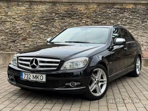 Black Mercedes-Benz C-Class 2007 in Tallinn, with an engine capacity of 1.80 L and mileage of 262 thousand km for 5400 €, photo  on AUTOMOTO.COM.LV