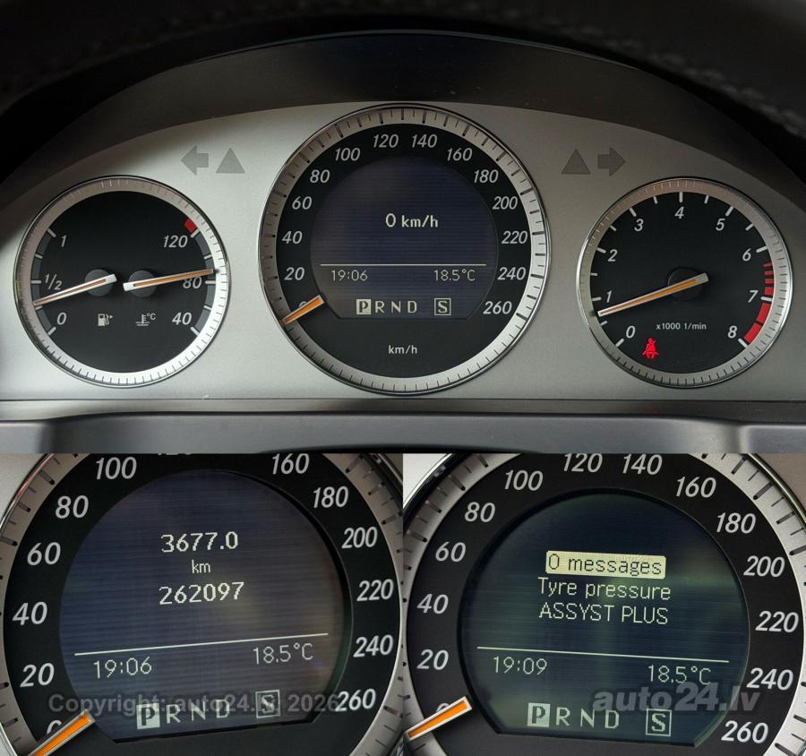 Black Mercedes-Benz C-Class 2007 in Tallinn, with an engine capacity of 1.80 L and mileage of 262 thousand km for 5400 €, photo 24 on AUTOMOTO.COM.LV