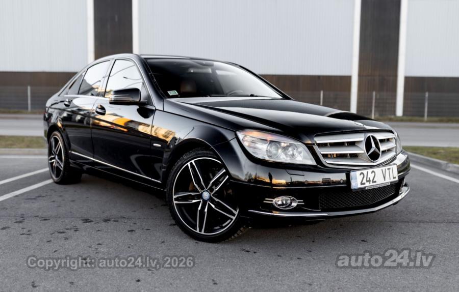 Black Mercedes-Benz C-Class 2008 in Tallinn, with an engine capacity of 3.00 L and mileage of 329 thousand km for 4999 €, photo 1 on AUTOMOTO.COM.LV