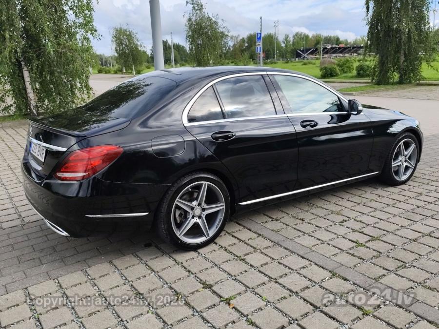 Black Mercedes-Benz C-Class 2014 in Tartu, with an engine capacity of 2.10 L and mileage of 180 thousand km for 12700 €, photo 10 on AUTOMOTO.COM.LV