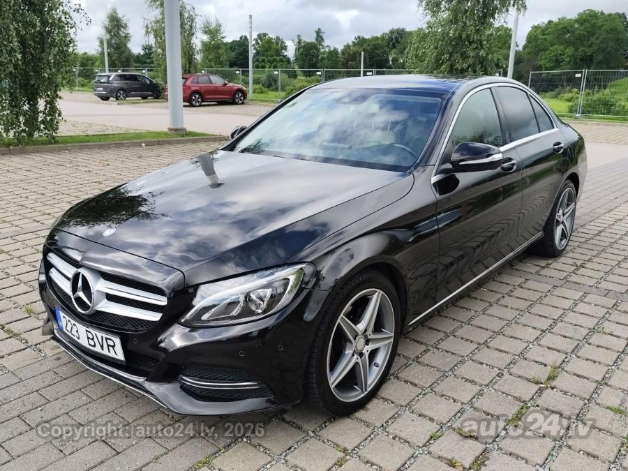 Black Mercedes-Benz C-Class 2014 in Tartu, with an engine capacity of 2.10 L and mileage of 180 thousand km for 12700 €, photo 14 on AUTOMOTO.COM.LV