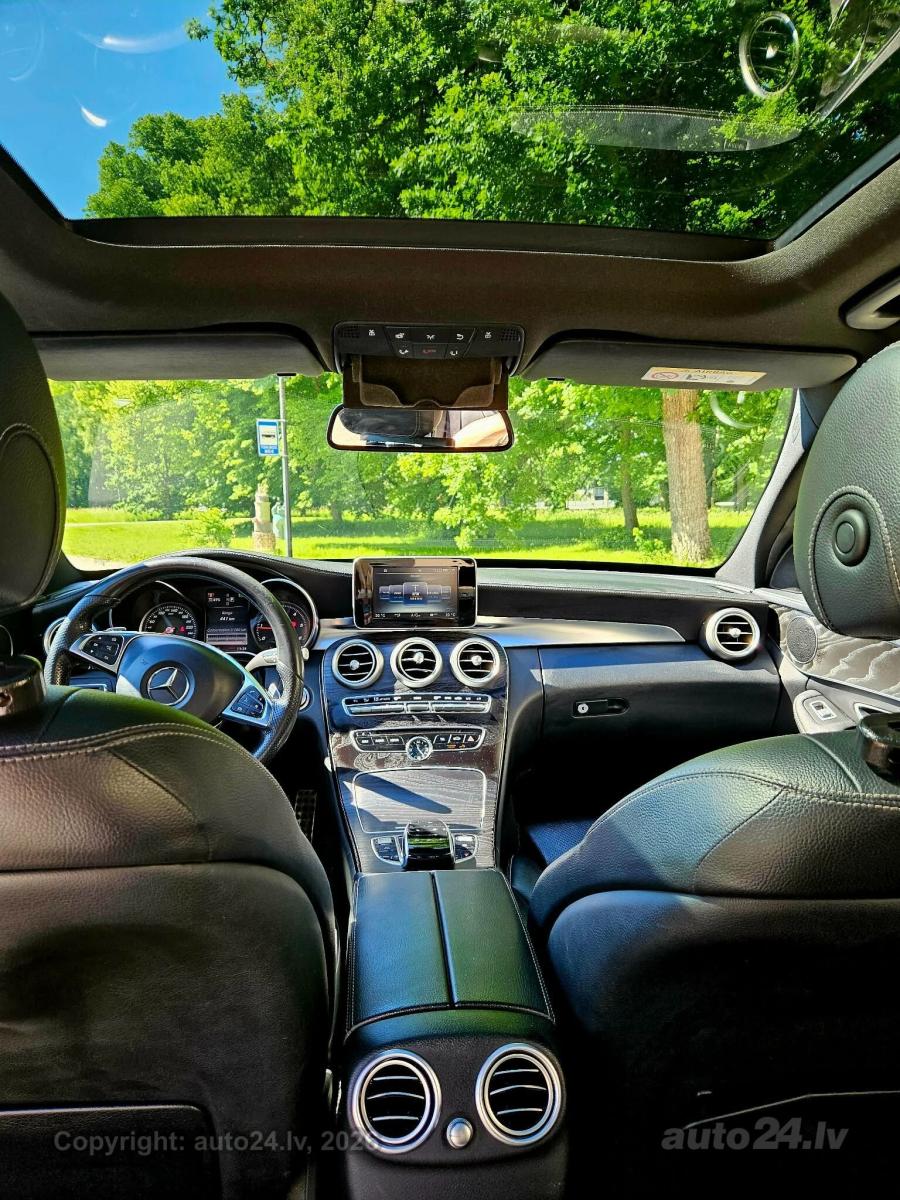 Black Mercedes-Benz C-Class 2015 in Tallinn, with an engine capacity of 2.10 L and mileage of 349 thousand km for 17000 €, photo 6 on AUTOMOTO.COM.LV