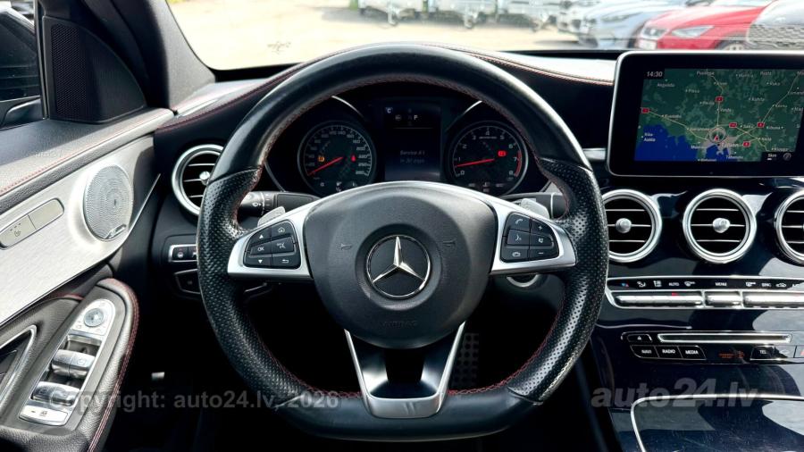 Melns Mercedes-Benz C-Class 2016 Tallina, ar dzinēja tilpumu 3.00 L un nobraukumu 186 tūkst. km par 24500 €, foto 15 vietnē AUTOMOTO.COM.LV