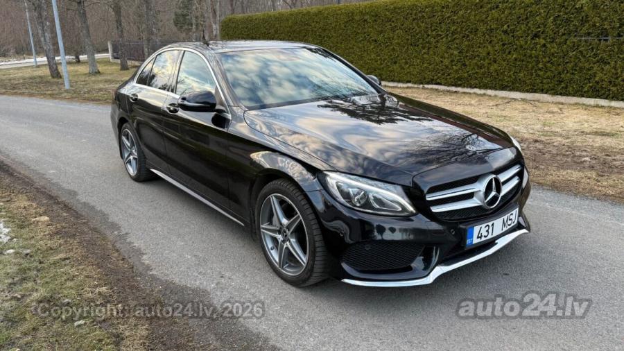 Melns Mercedes-Benz C-Class 2018 Tallina, ar dzinēja tilpumu 2.10 L un nobraukumu 115 tūkst. km par 21900 €, foto 1 vietnē AUTOMOTO.COM.LV
