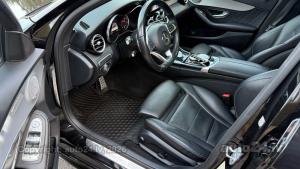 Black Mercedes-Benz C-Class 2018 in Tallinn, with an engine capacity of 2.10 L and mileage of 115 thousand km for 21900 €, photo 6 on AUTOMOTO.COM.LV