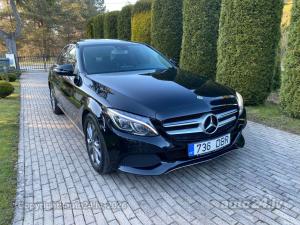 Black Mercedes-Benz C-Class 2018 in Tallinn, with an engine capacity of 1.60 L and mileage of 152 thousand km for 18990 €, photo  on AUTOMOTO.COM.LV