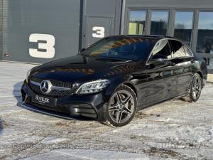 Black Mercedes-Benz C-Class 2019 in Tallinn, with an engine capacity of 1.60 L and mileage of 59 thousand km for 22995 €, photo 2 on AUTOMOTO.COM.LV