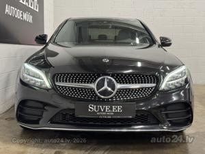 Black Mercedes-Benz C-Class 2019 in Tallinn, with an engine capacity of 1.60 L and mileage of 59 thousand km for 22995 €, photo 3 on AUTOMOTO.COM.LV