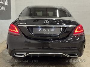 Black Mercedes-Benz C-Class 2019 in Tallinn, with an engine capacity of 1.60 L and mileage of 59 thousand km for 22995 €, photo 4 on AUTOMOTO.COM.LV