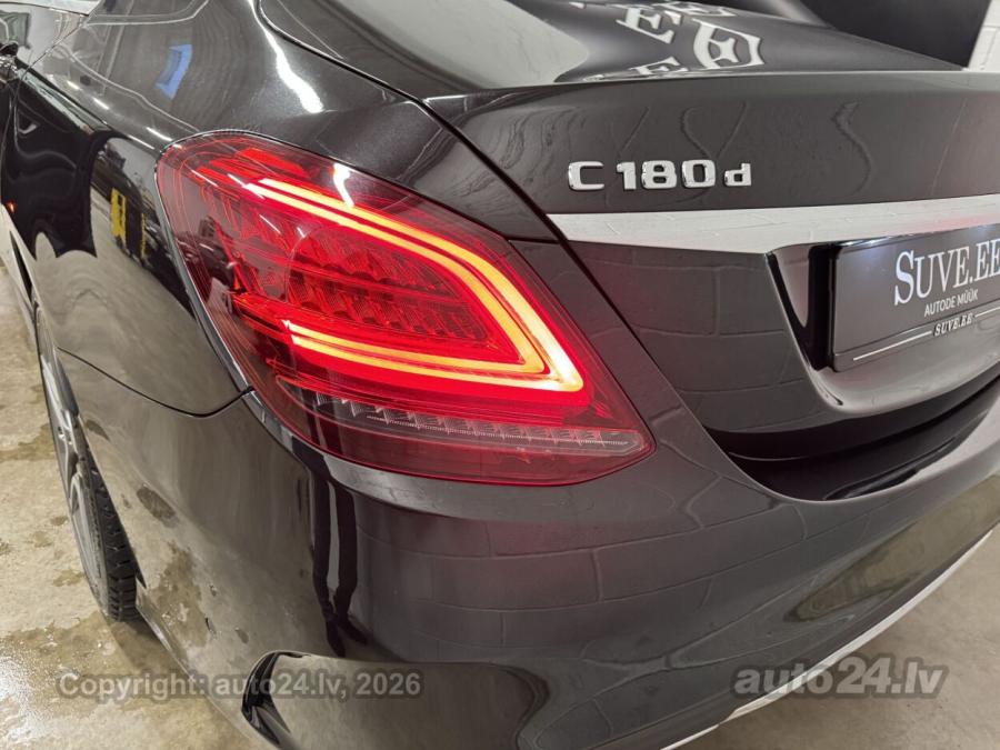 Black Mercedes-Benz C-Class 2019 in Tallinn, with an engine capacity of 1.60 L and mileage of 59 thousand km for 22995 €, photo 16 on AUTOMOTO.COM.LV