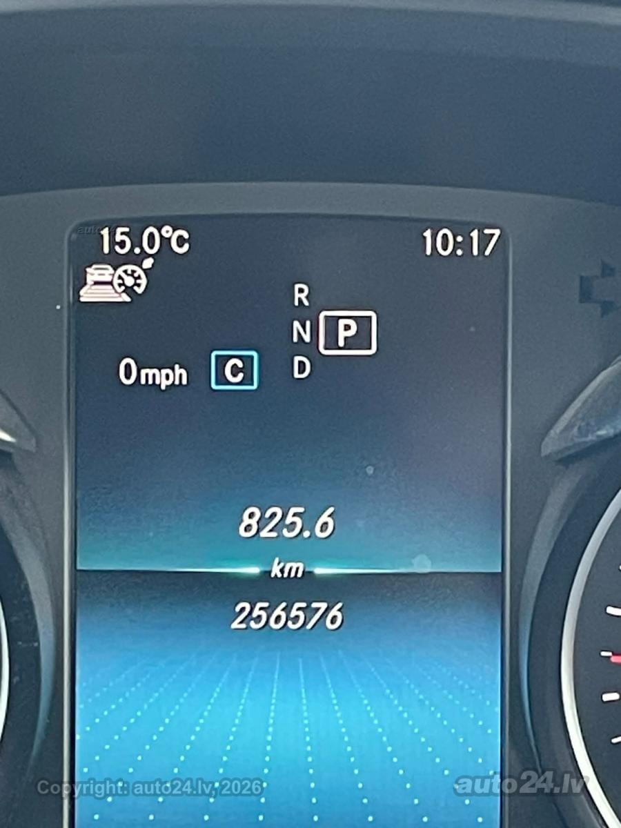 Black Mercedes-Benz C-Class 2019 in Tallinn, with an engine capacity of 2.00 L and mileage of 257 thousand km for 22400 €, photo 6 on AUTOMOTO.COM.LV