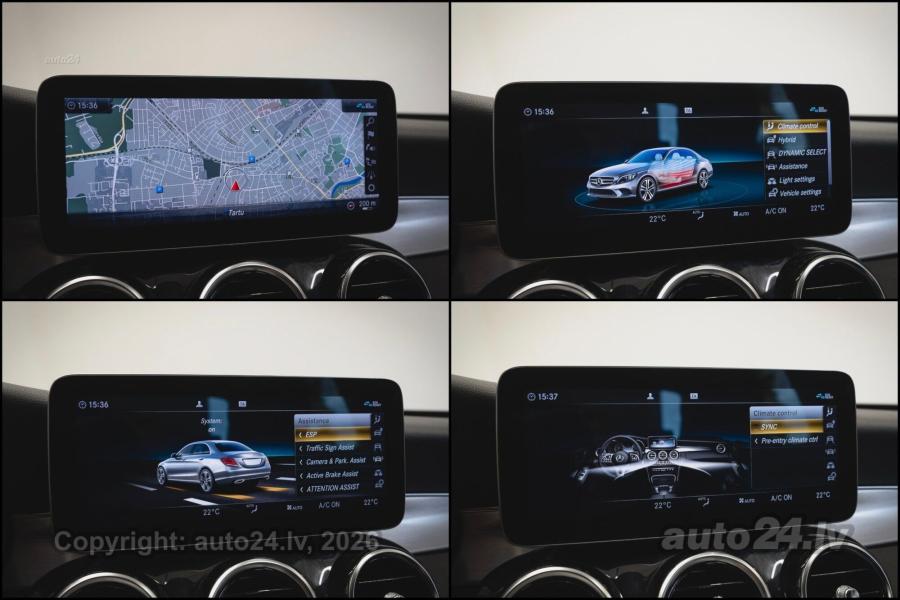 Melns Mercedes-Benz C-Class 2020 Tartu, ar dzinēja tilpumu 2.00 L un nobraukumu 64 tūkst. km par 25900 €, foto 21 vietnē AUTOMOTO.COM.LV