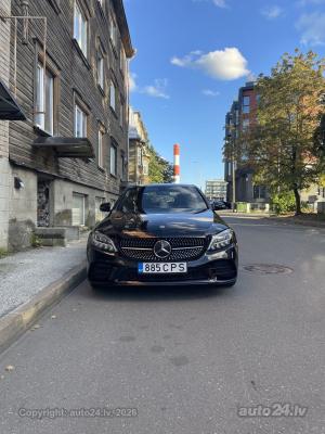 Black Mercedes-Benz C-Class 2021 in Tallinn, with an engine capacity of 1.60 L and mileage of 79 thousand km for 30500 €, photo 2 on AUTOMOTO.COM.LV
