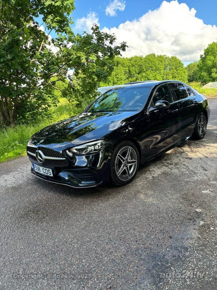 Black Mercedes-Benz C-Class 2023 in Tallinn, with an engine capacity of 2.00 L and mileage of 29 thousand km for 40000 €, photo 1 on AUTOMOTO.COM.LV