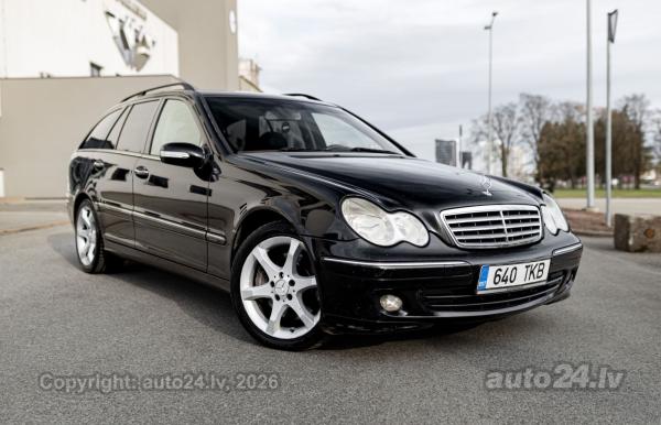 Black Mercedes-Benz C-Class 2005 in Tallinn, with an engine capacity of 2.70 L and mileage of 363 thousand km for 3590 €, photo 1 on AUTOMOTO.COM.LV