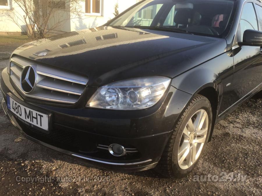 Black Mercedes-Benz C-Class 2008 in Tartu, with an engine capacity of 2.10 L and mileage of 0 thousand km for 4250 €, photo 1 on AUTOMOTO.COM.LV