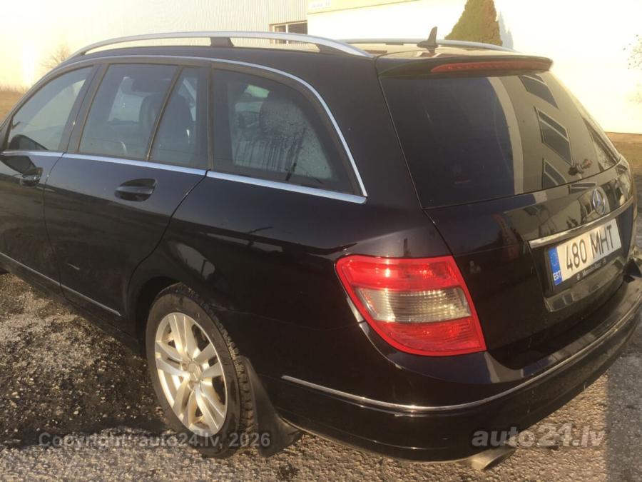 Black Mercedes-Benz C-Class 2008 in Tartu, with an engine capacity of 2.10 L and mileage of 0 thousand km for 4250 €, photo 6 on AUTOMOTO.COM.LV