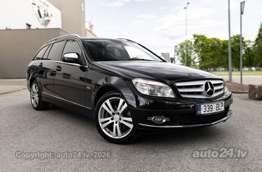 Black Mercedes-Benz C-Class 2008 in Tallinn, with an engine capacity of 2.10 L and mileage of 466 thousand km for 3390 €, photo 1 on AUTOMOTO.COM.LV