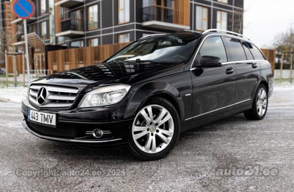 Black Mercedes-Benz C-Class 2009 in Tallinn, with an engine capacity of 2.10 L and mileage of 0 thousand km for 2998 €, photo 2 on AUTOMOTO.COM.LV