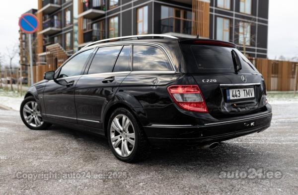 Black Mercedes-Benz C-Class 2009 in Tallinn, with an engine capacity of 2.10 L and mileage of 0 thousand km for 2998 €, photo 5 on AUTOMOTO.COM.LV