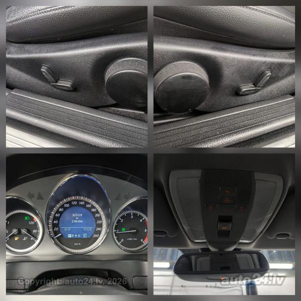 Black Mercedes-Benz C-Class 2009 in Viljandi, with an engine capacity of 2.10 L and mileage of 238 thousand km for 5990 €, photo 11 on AUTOMOTO.COM.LV