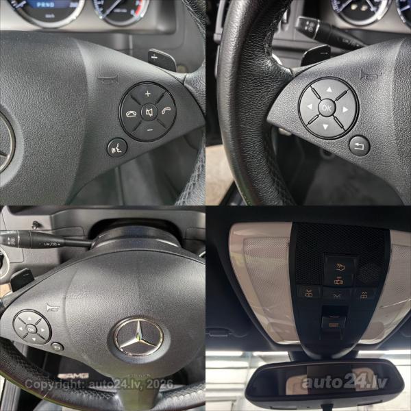 Black Mercedes-Benz C-Class 2009 in Viljandi, with an engine capacity of 1.60 L and mileage of 237 thousand km for 5990 €, photo 10 on AUTOMOTO.COM.LV