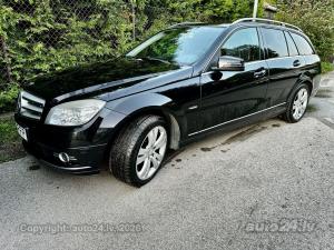 Black Mercedes-Benz C-Class 2009 in Tallinn, with an engine capacity of 2.10 L and mileage of 348 thousand km for 3899 €, photo 4 on AUTOMOTO.COM.LV