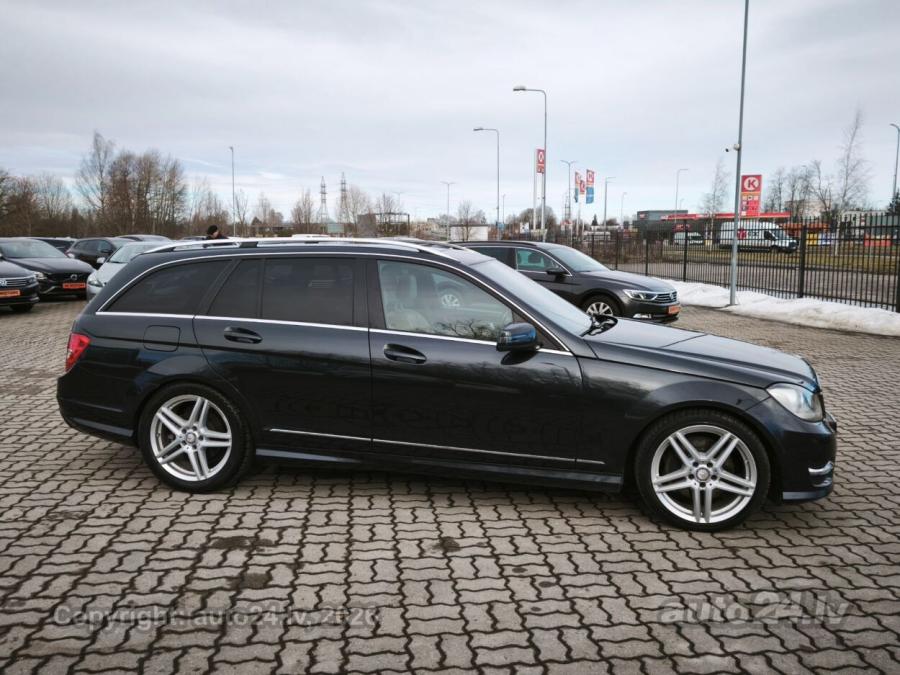 Black Mercedes-Benz C-Class 2012 in Tartu, with an engine capacity of 3.00 L and mileage of 250 thousand km for 9990 €, photo 14 on AUTOMOTO.COM.LV