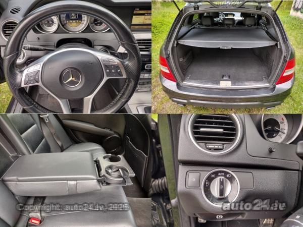 Black Mercedes-Benz C-Class 2012 in Tallinn, with an engine capacity of 3.00 L and mileage of 332 thousand km for 15999 €, photo 9 on AUTOMOTO.COM.LV