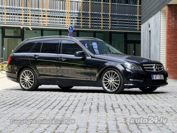 Black Mercedes-Benz C-Class 2013 in Tartu, with an engine capacity of 2.10 L and mileage of 308 thousand km for 7990 €, photo 1 on AUTOMOTO.COM.LV