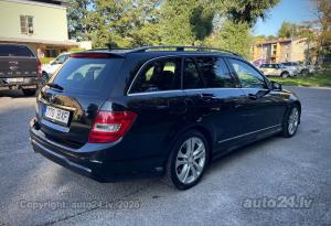 Black Mercedes-Benz C-Class 2013 in Tallinn, with an engine capacity of 2.10 L and mileage of 268 thousand km for 7990 €, photo 6 on AUTOMOTO.COM.LV