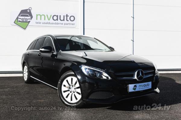 Black Mercedes-Benz C-Class 2015 in Tallinn, with an engine capacity of 2.10 L and mileage of 232 thousand km for 12500 €, photo 5 on AUTOMOTO.COM.LV