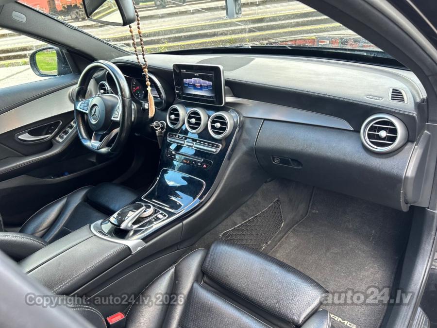 Black Mercedes-Benz C-Class 2015 in Valga, with an engine capacity of 2.10 L and mileage of 330 thousand km for 10500 €, photo 15 on AUTOMOTO.COM.LV