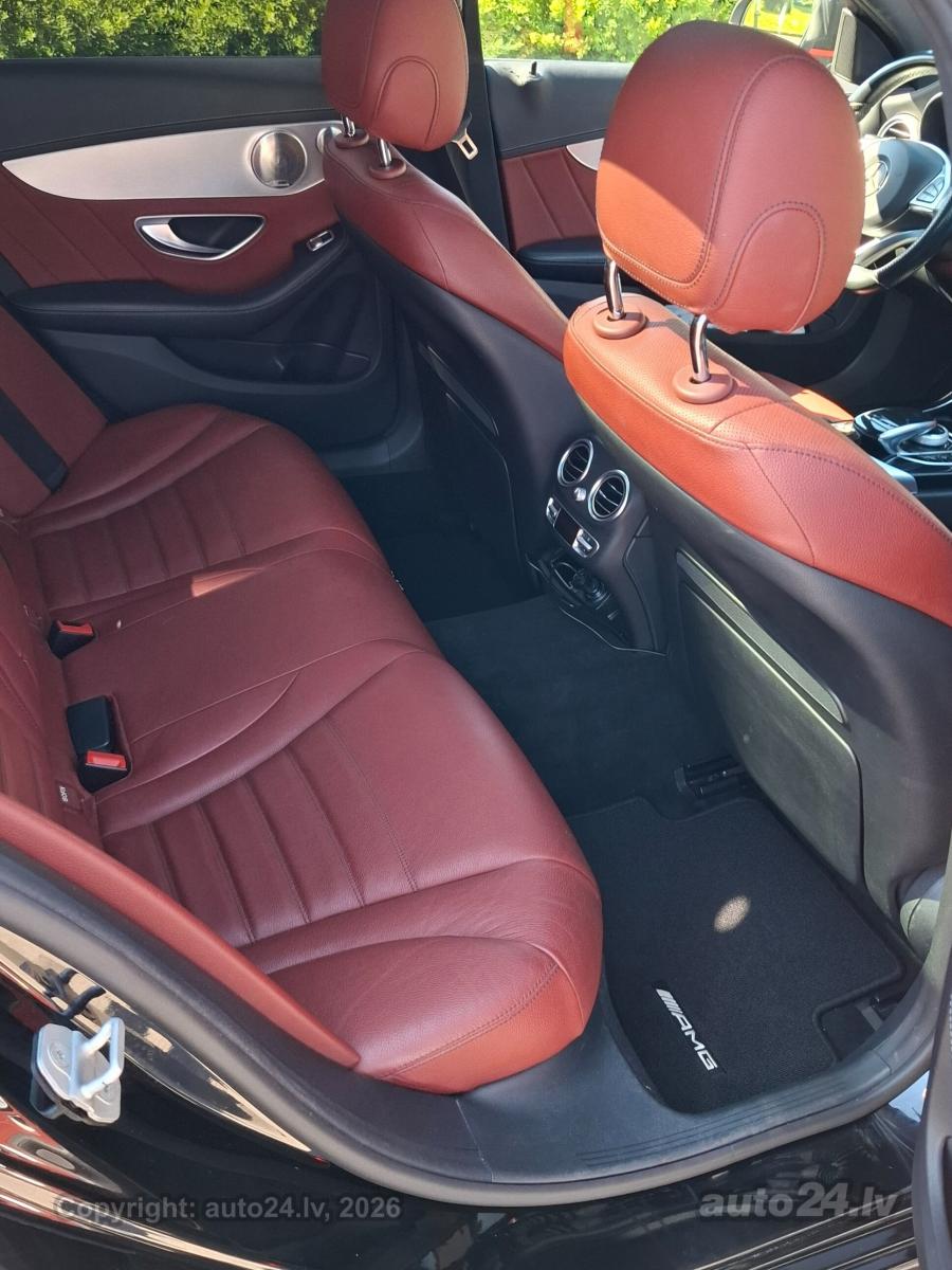 Black Mercedes-Benz C-Class 2015 in Tallinn, with an engine capacity of 2.10 L and mileage of 255 thousand km for 17800 €, photo 15 on AUTOMOTO.COM.LV